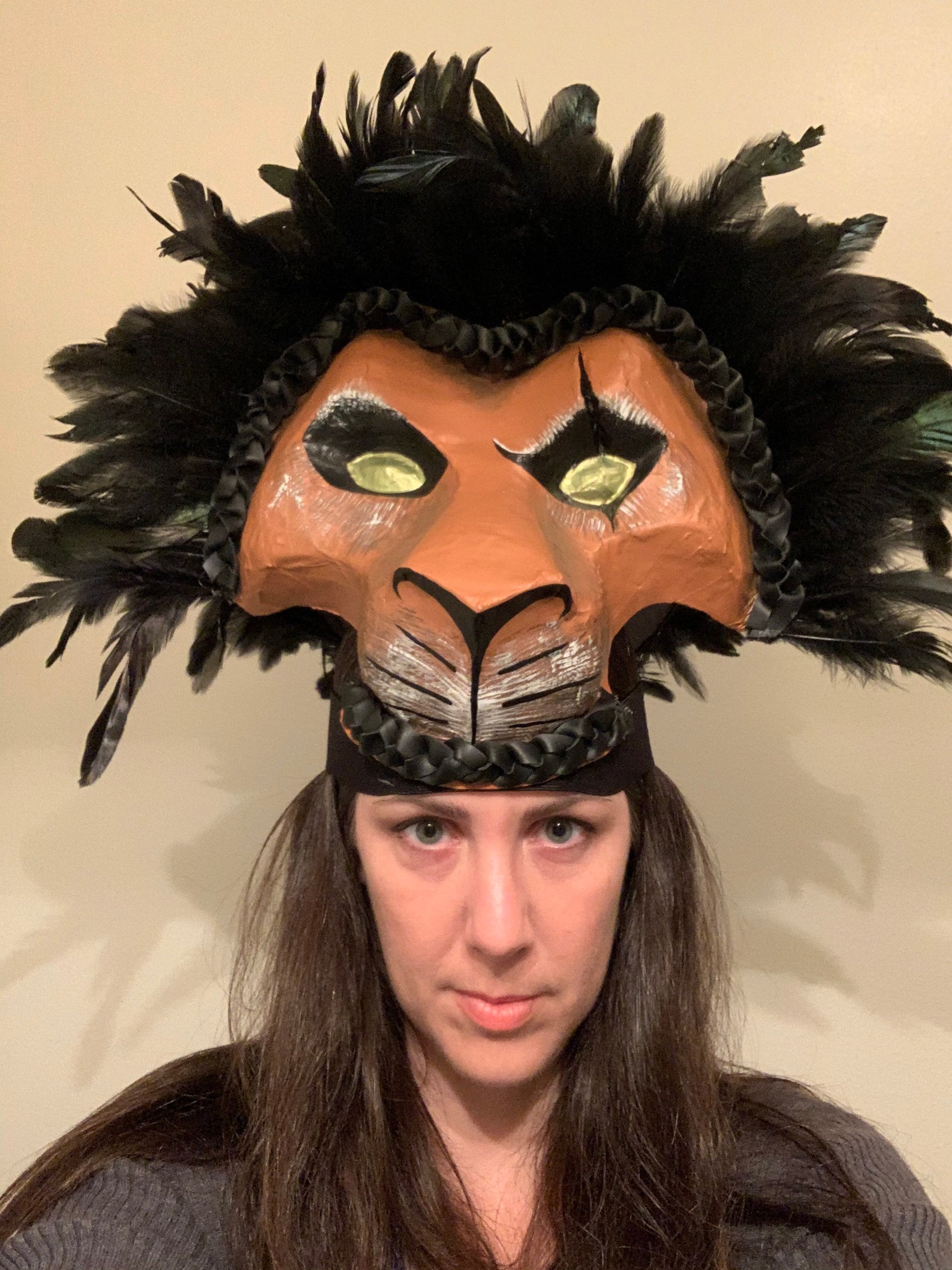 Scar Headdress Lion King Scar Mask lion King headpiece | Etsy