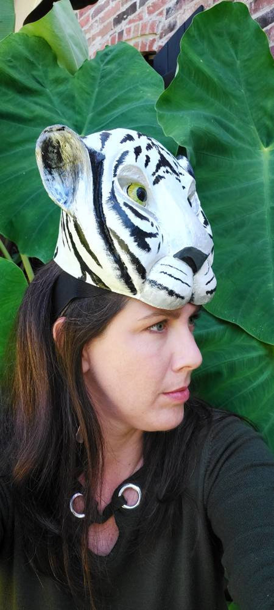 White Tiger Headdress Tiger Mask | Etsy