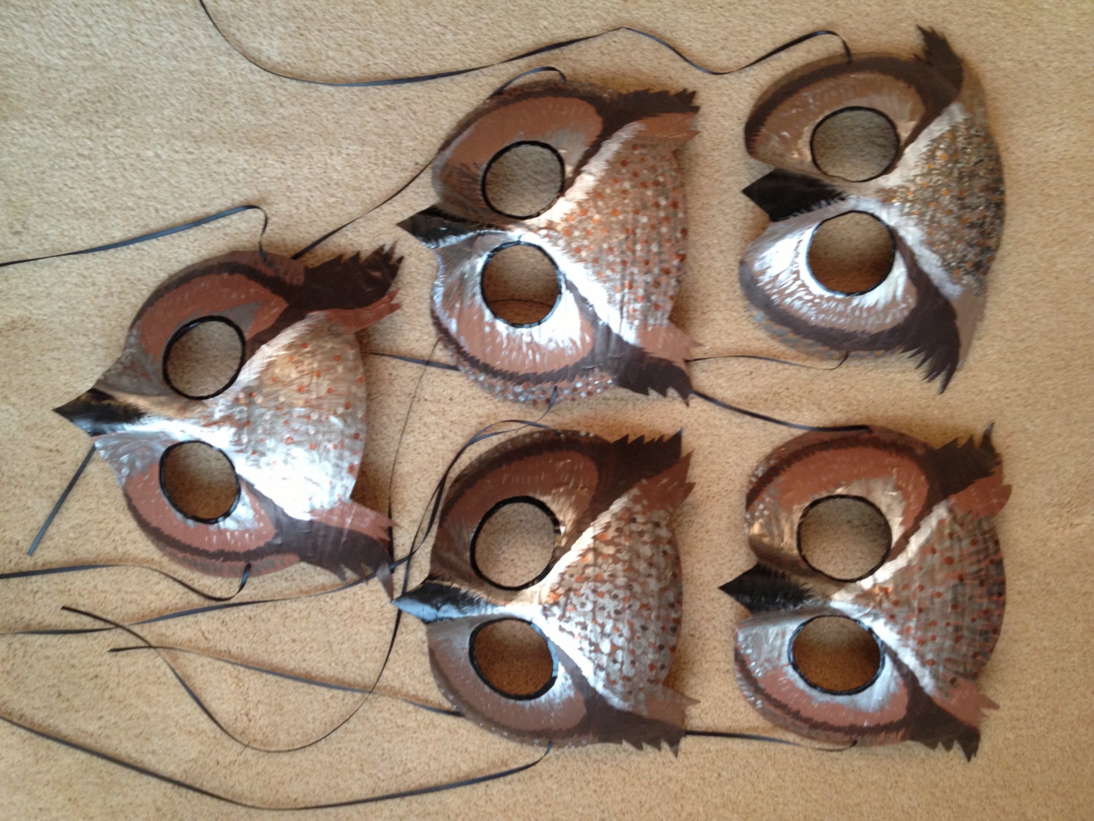 Horned Owl Mask Owl Mask Horned Owl Costume Owl Costume - Etsy