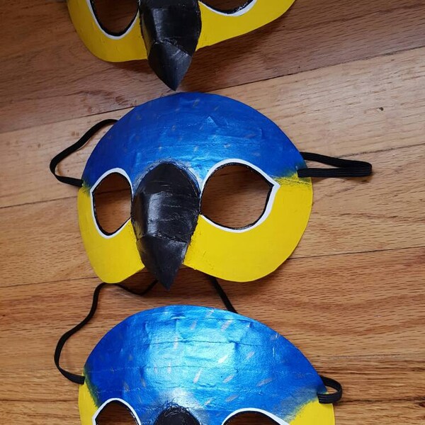 Parrot Mask - Etsy