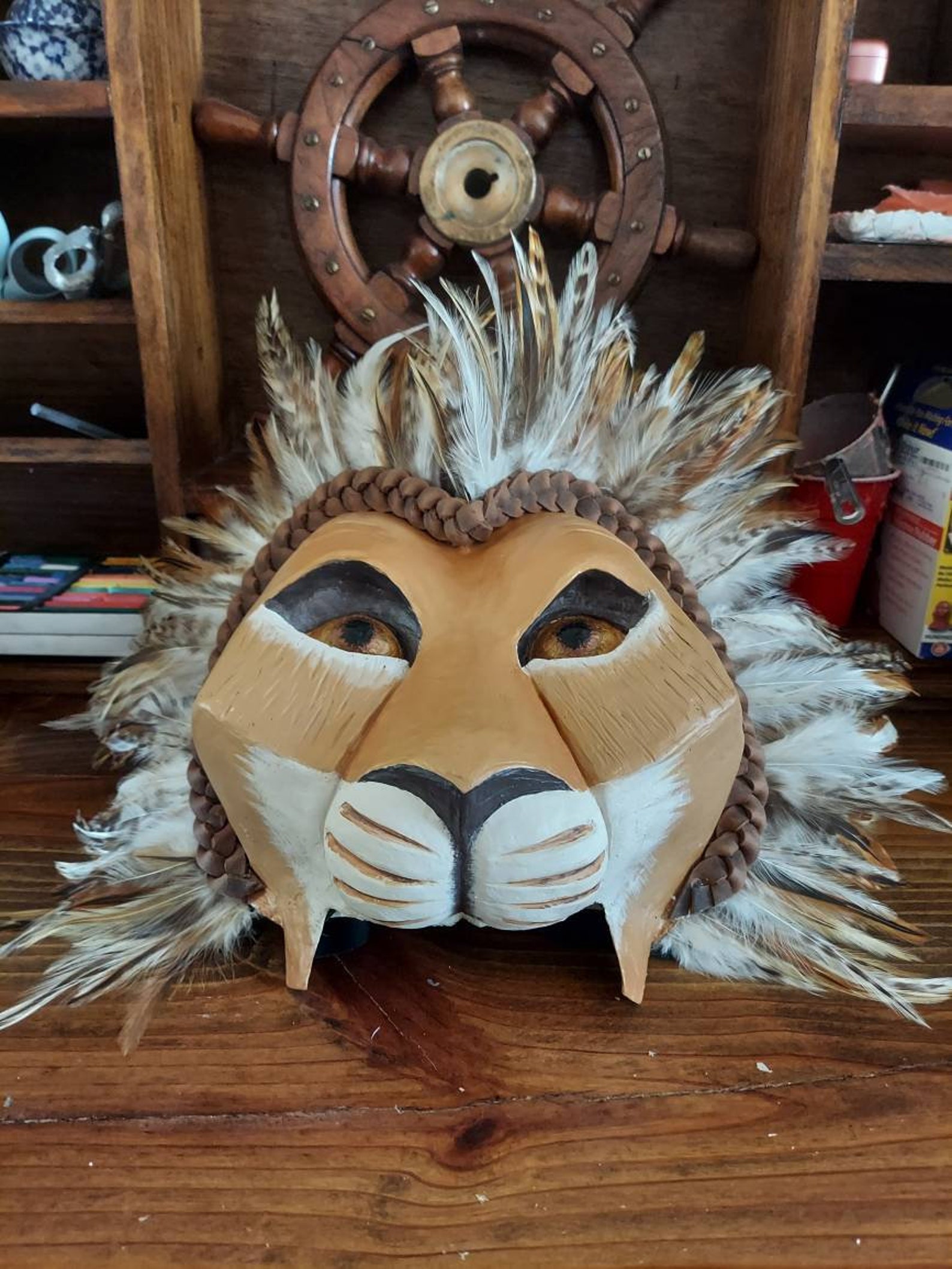 Aslan Mask Aslan Headdress | Etsy