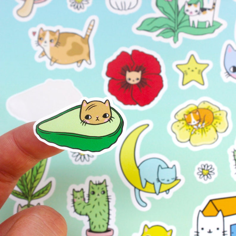 Kitty Party Mini Sticker Set - Etsy