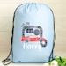 Personalised Gym Bag Kids, Boys Car Gym Bag, Boys Drawstring Bag ...