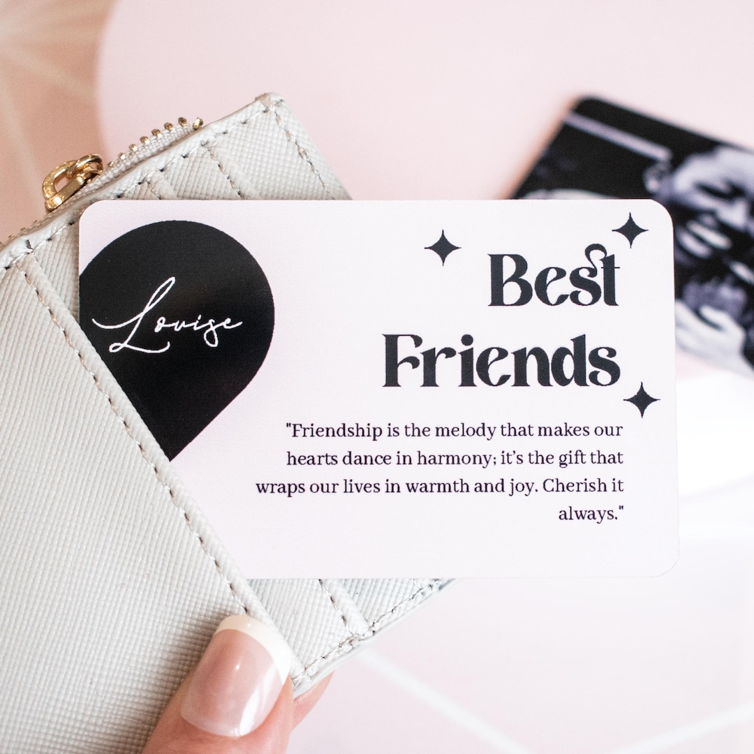 Personalised Best Friends Gift, Best Friend Photo Gift, Best Friend ...