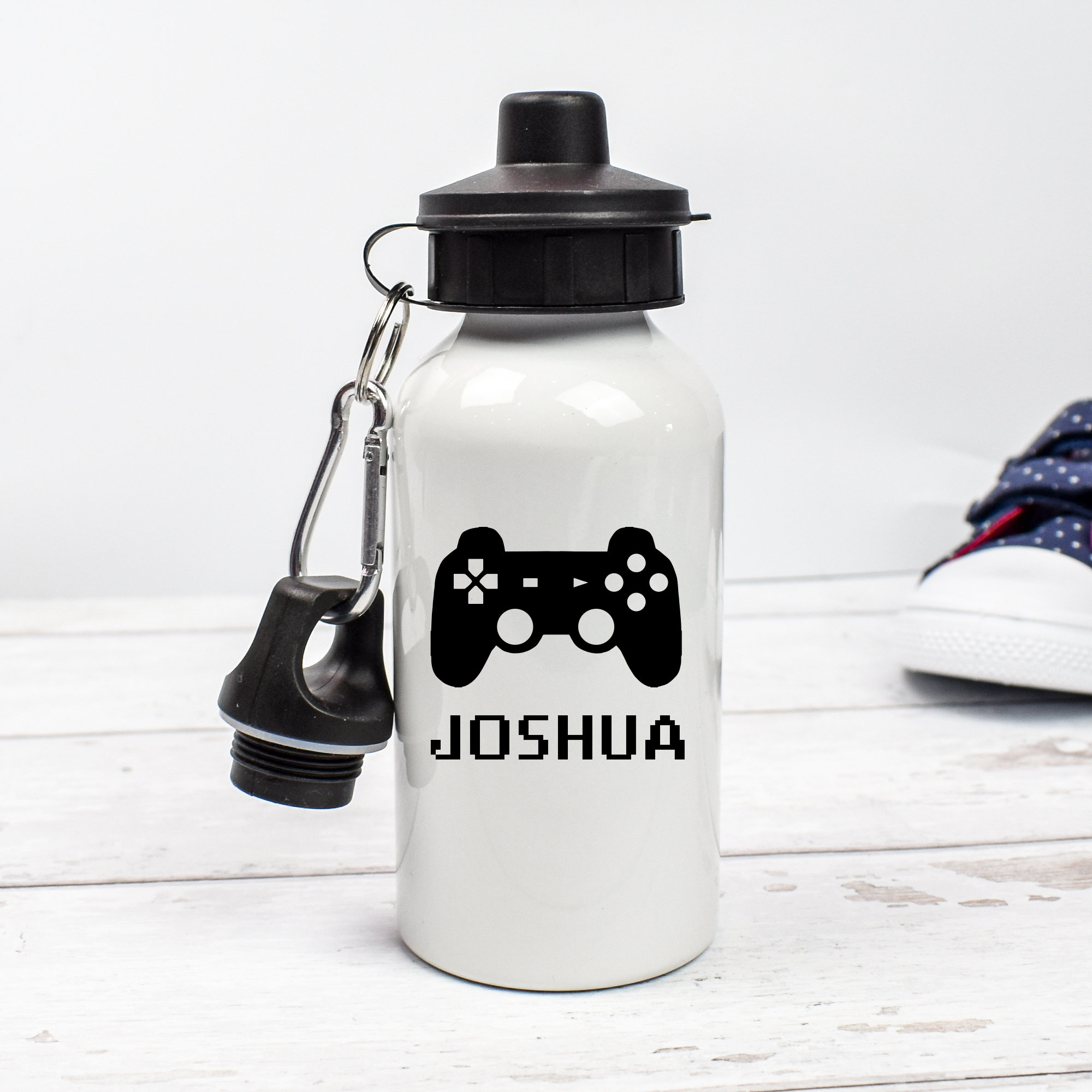 Personalised Gamer Water Bottle Gaming School Bottle Kids - Etsy