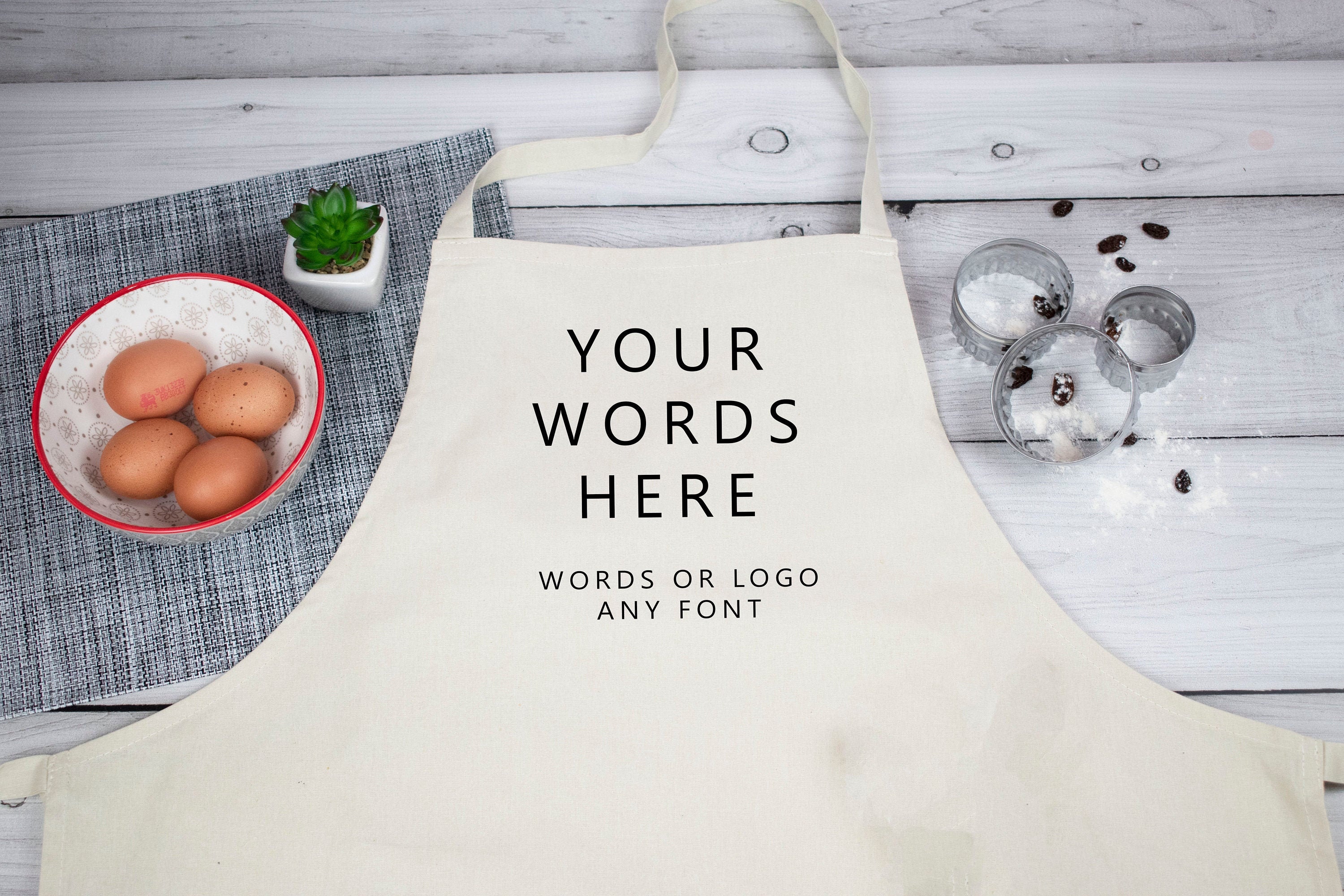Custom Apron Your Words Apron Company Apron Custom Apron - Etsy UK