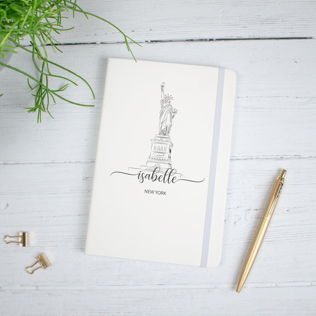 Personalised New York Notebook, New York Travel Journal, Travel Journal ...