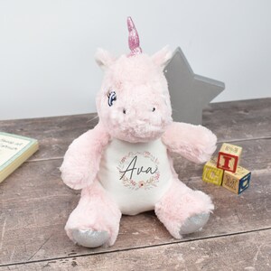 Personalised Bunny Rabbit New Baby Gift Customised Plush - Etsy
