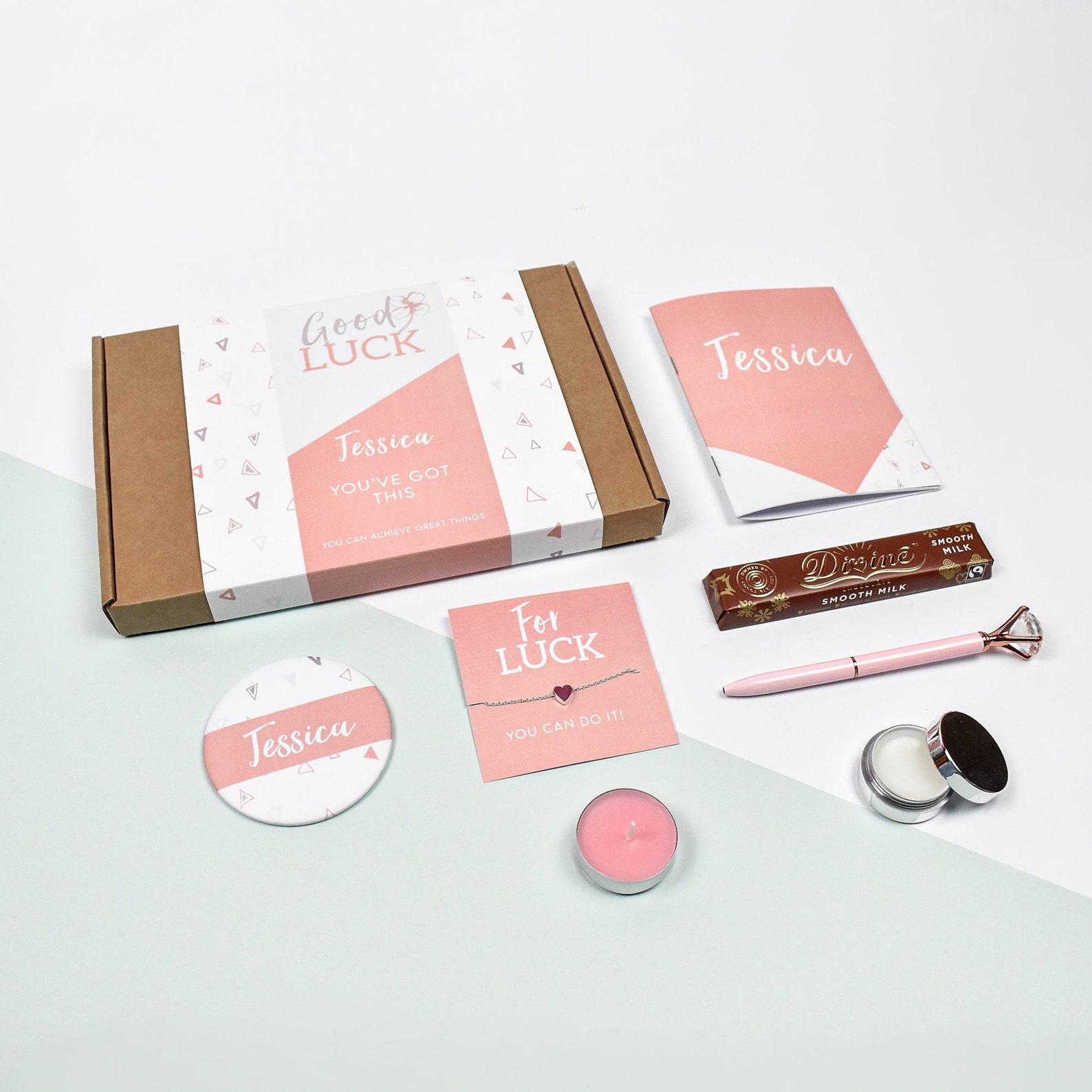 Personalised Good Luck Gift Box Letter Box Gifts Good Luck - Etsy