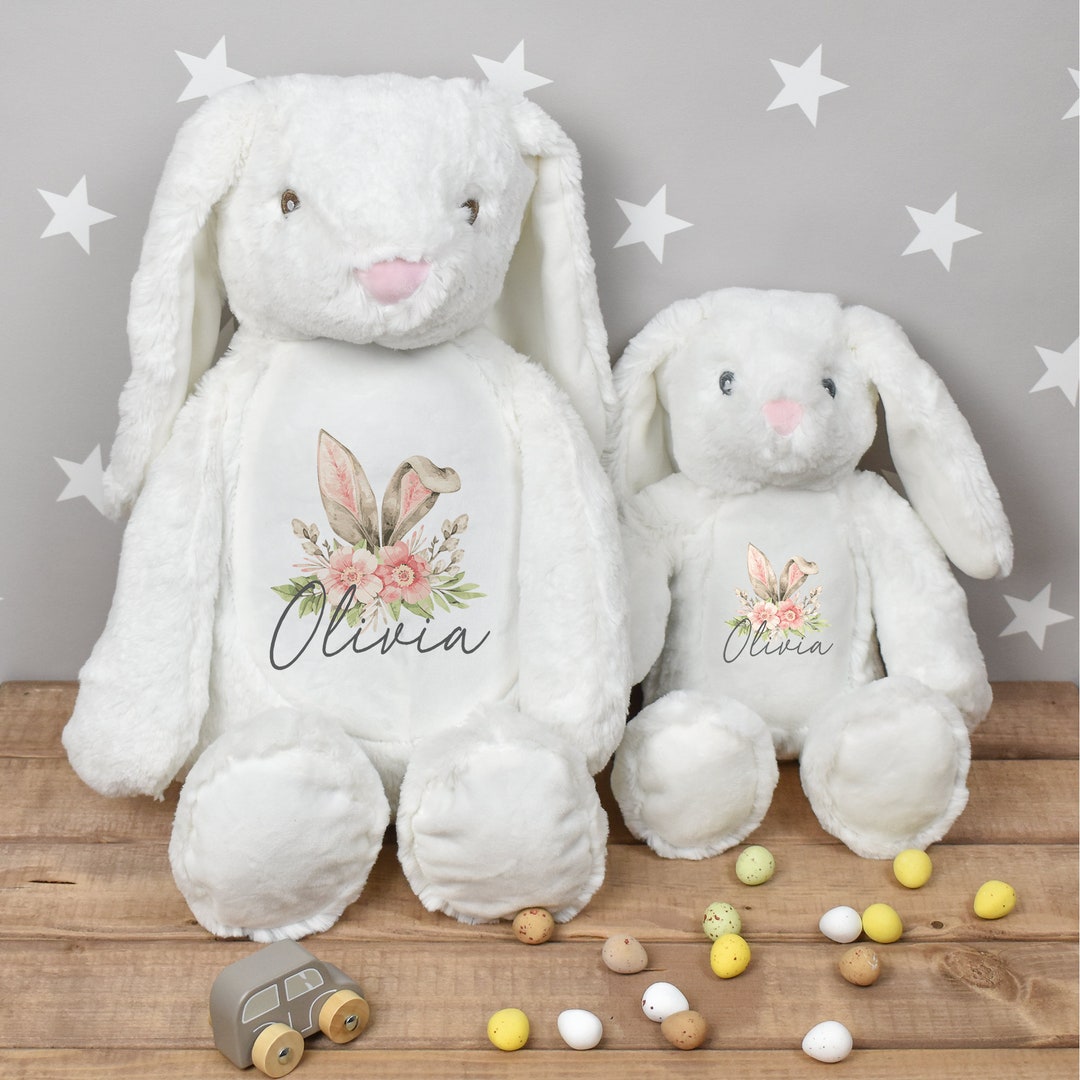 Personalised Easter Bunny, Easter Bunny Teddy, Baby Easter Gift, Easter ...