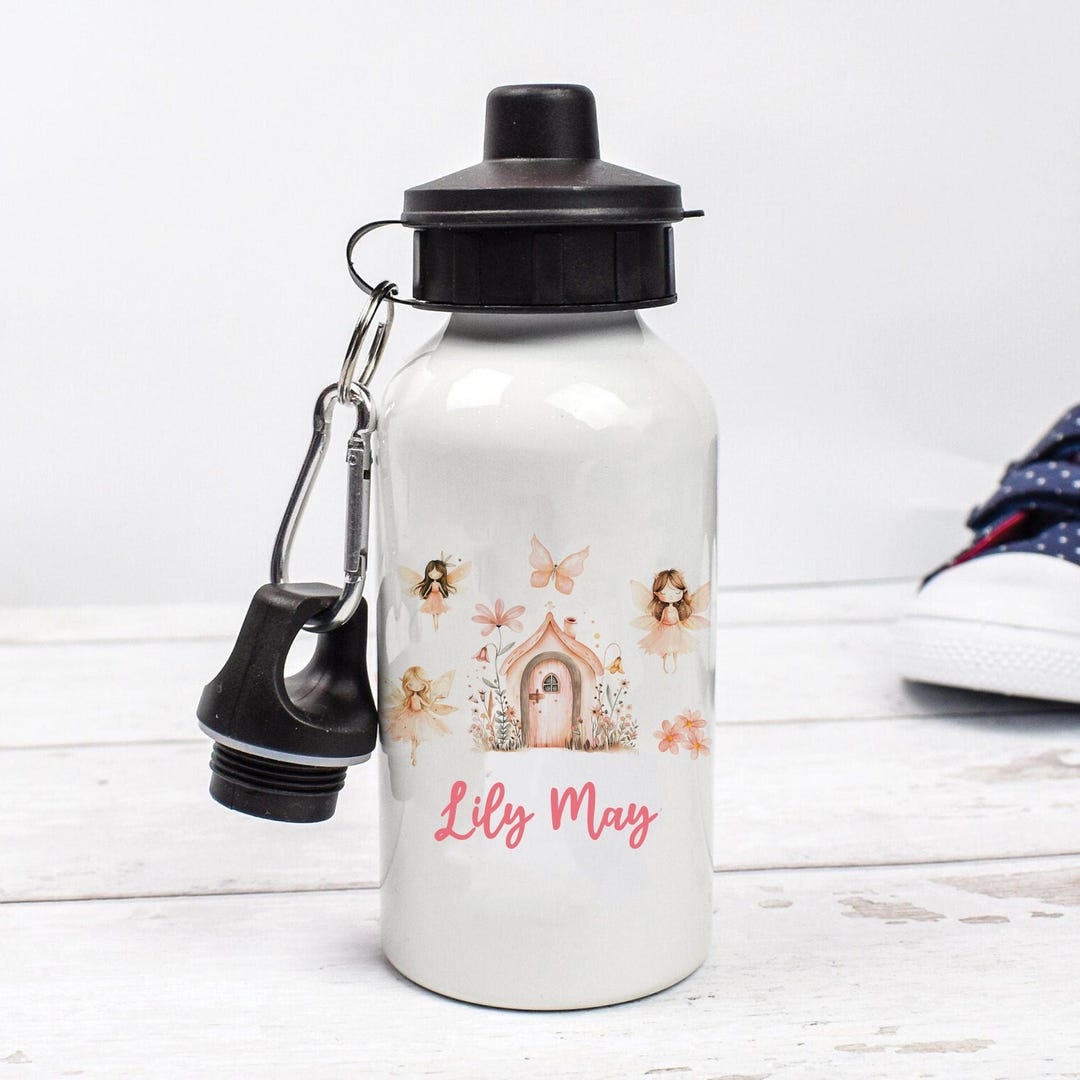 Personalised Fairy Water Bottle: Princess School Flask - Etsy