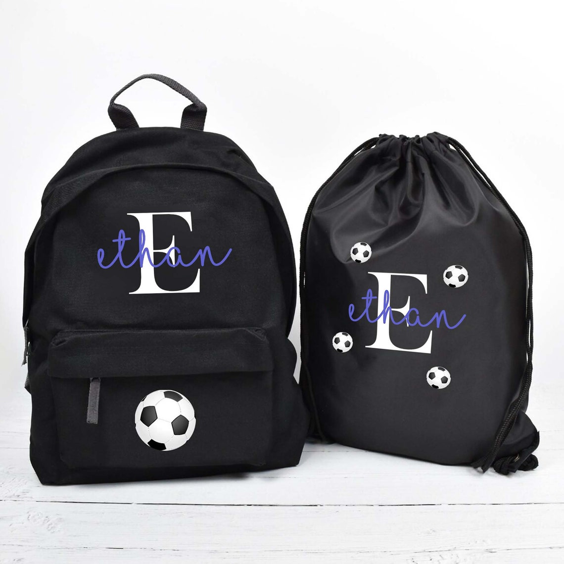 Personalised Football Backpack Football School Bag Kids | Etsy UK