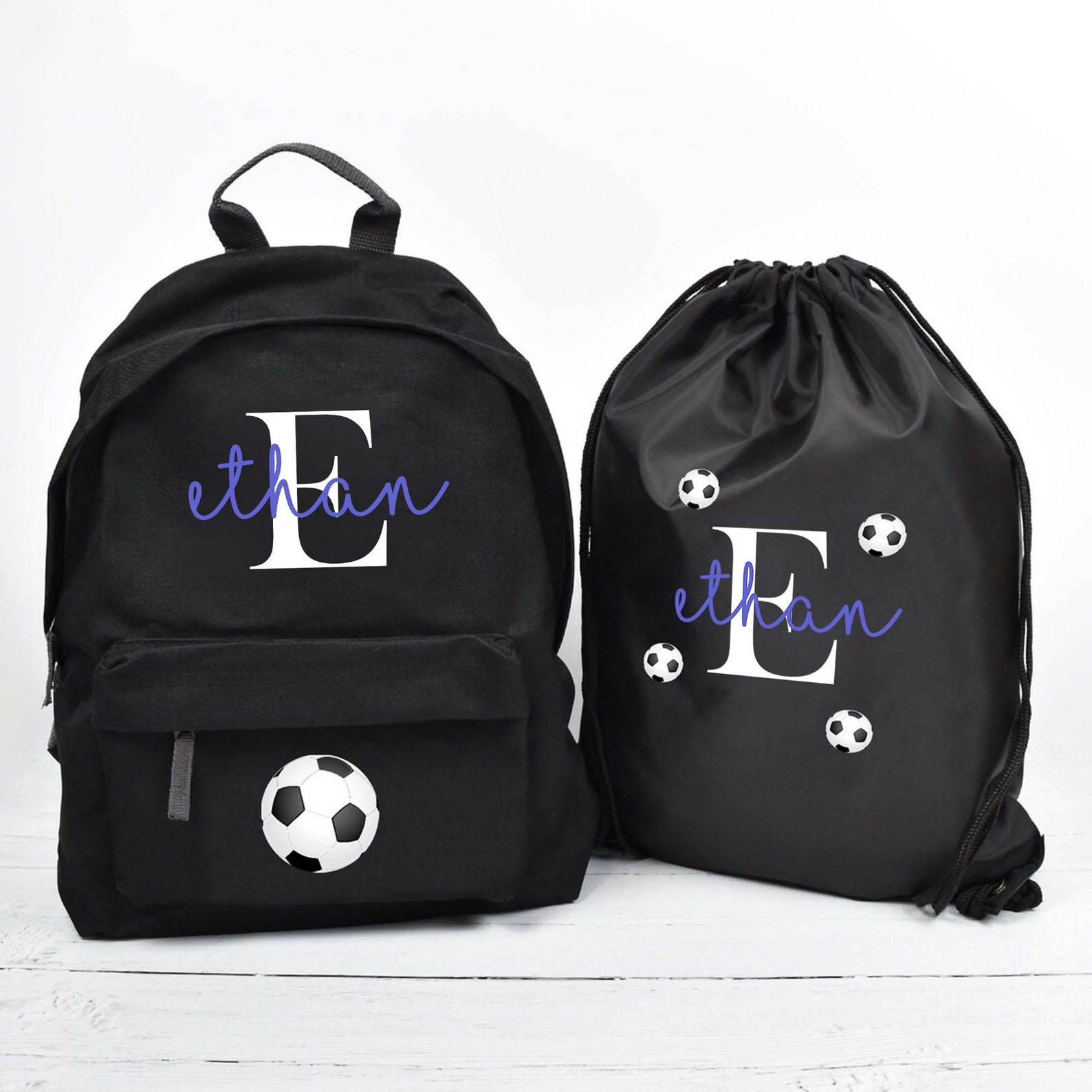 Personalised Football Backpack Football School Bag Kids | Etsy UK