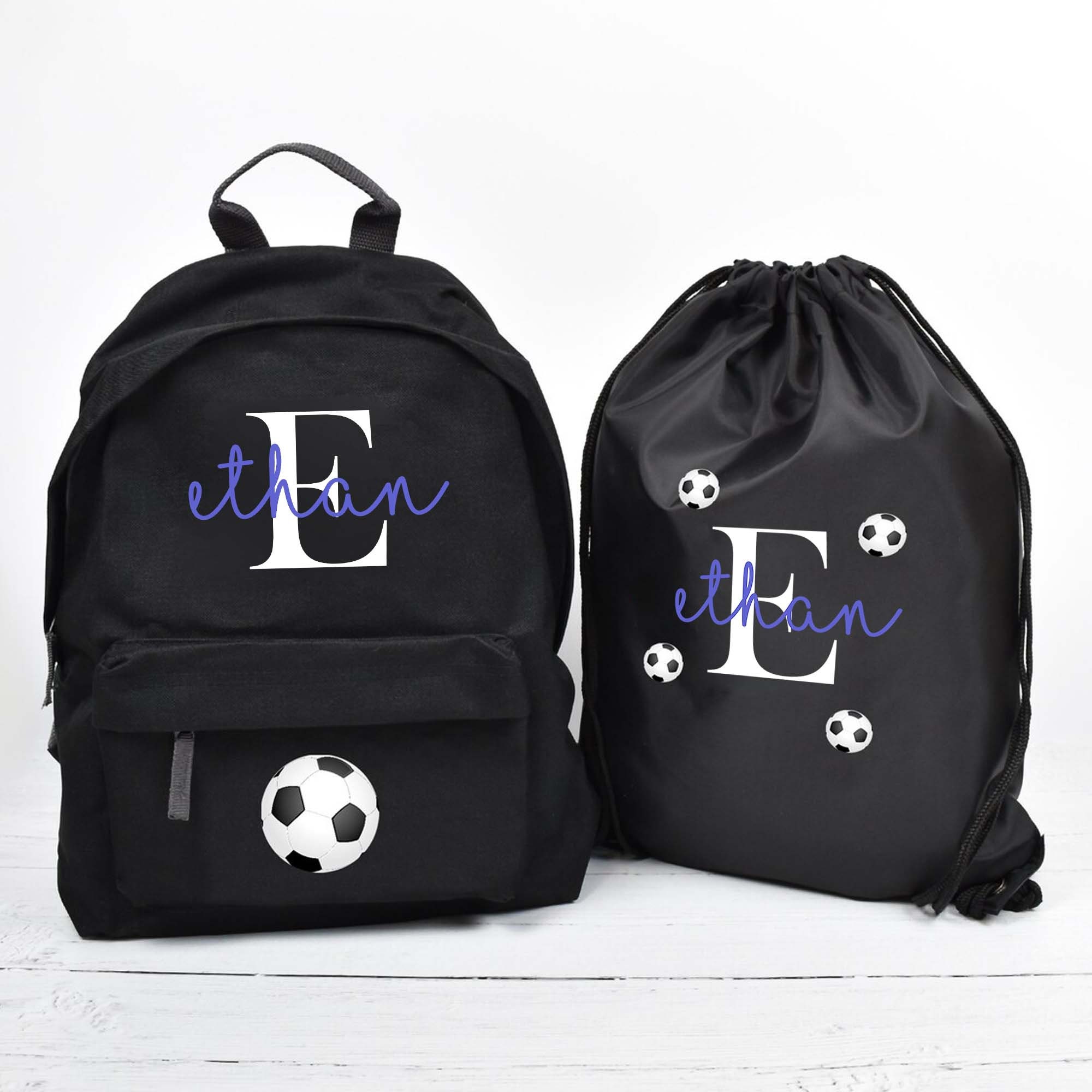 Personalised Football Backpack Football School Bag Kids | Etsy UK