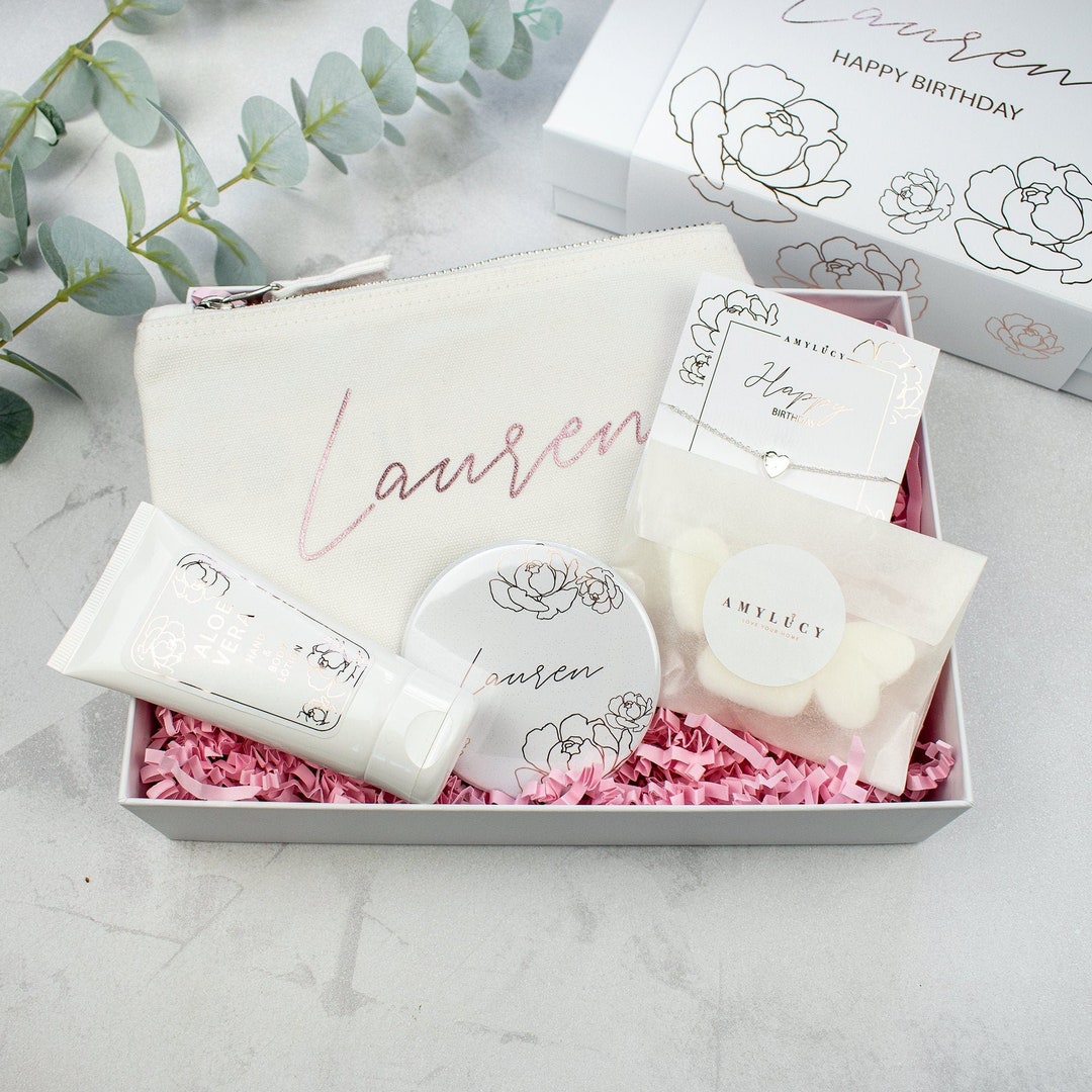Personalised Happy Birthday Gift Box, Birthday Filled Gift Box ...