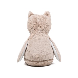 Personalised Owl Teddy, Personalised Plush Toy, Baby Girl Gift, Custom ...