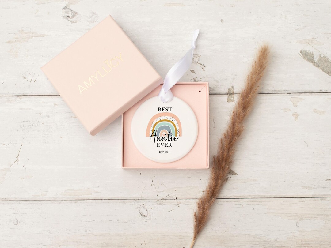 Personalised Best Auntie Sign, Best Aunty Gift, Aunty Ornament, Best ...