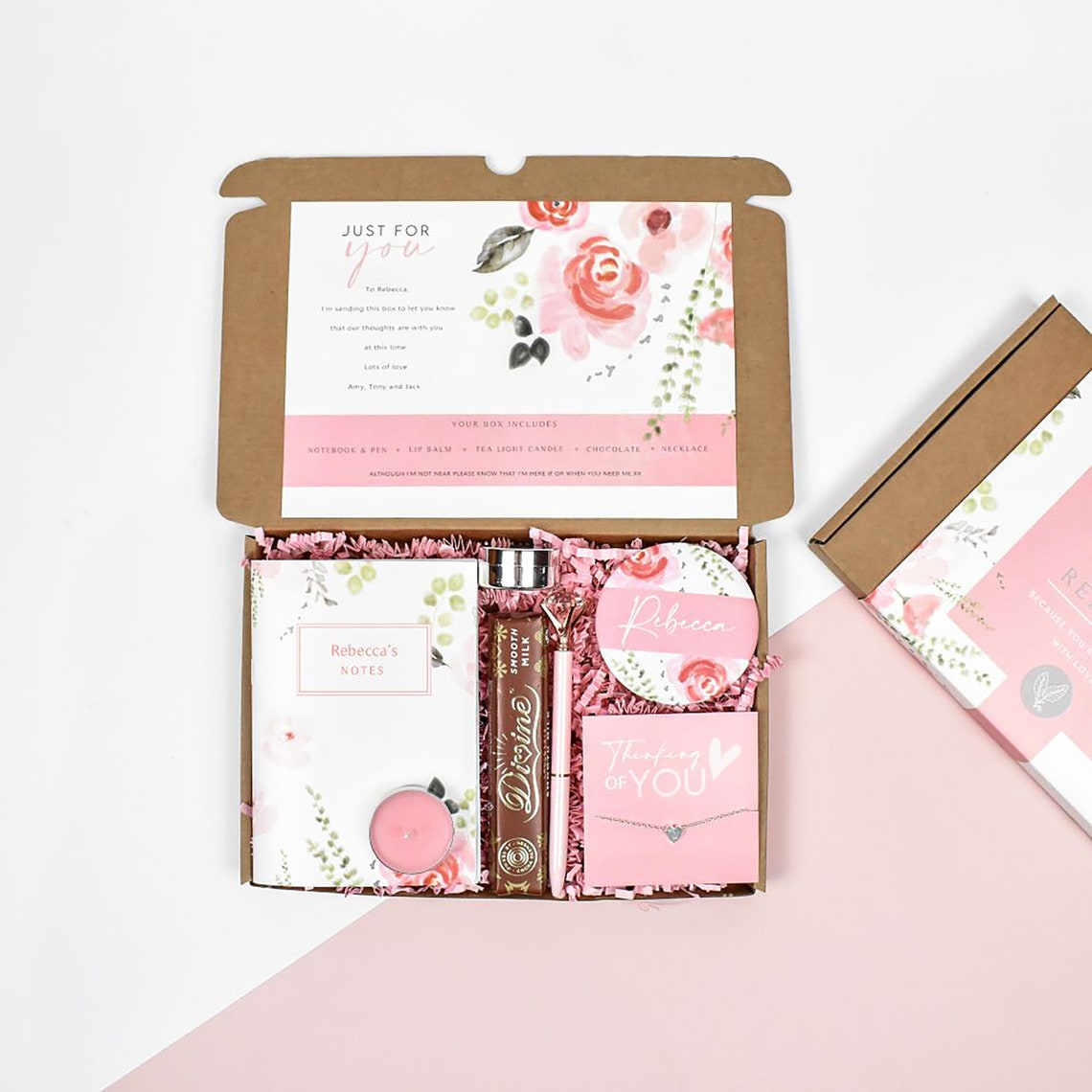 Personalised Thinking of You Letter Box Gift Lockdown - Etsy