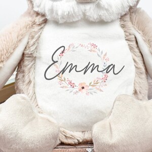 Personalised Owl Teddy New Baby Gift Customised Plush Soft - Etsy