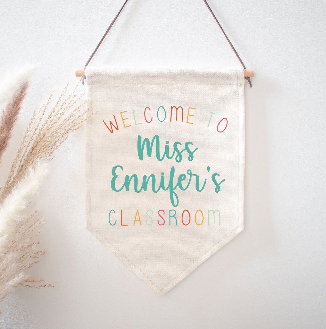 Personalised Teacher Class Room Flag Teacher Gift - Etsy