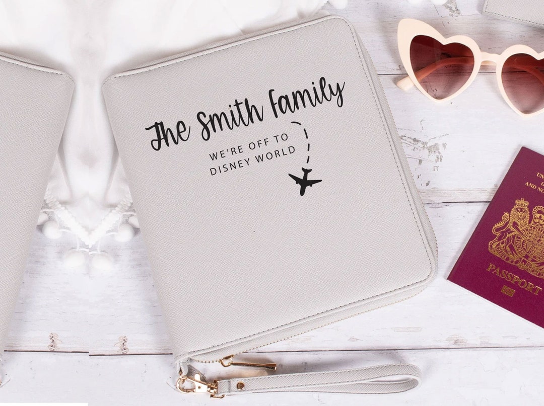Personalised Travel Folder, Document Folder, Travel Wallet, Holiday ...