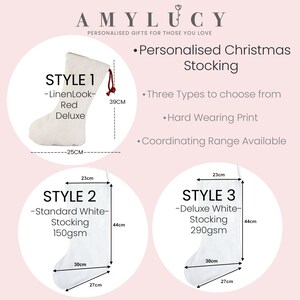 Personalised Robin Christmas Stocking, Christmas Stocking, Personalised ...