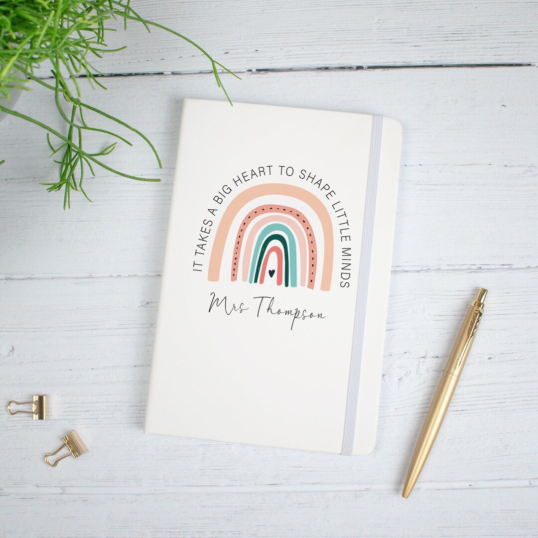 Personalised Teacher Journal, Teacher Gift, Teacher Notebook, Teacher ...