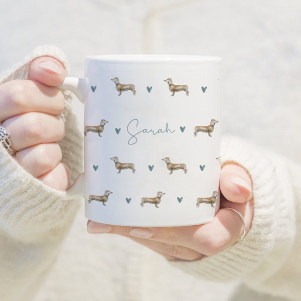 Sausage Dog Mug - Etsy UK