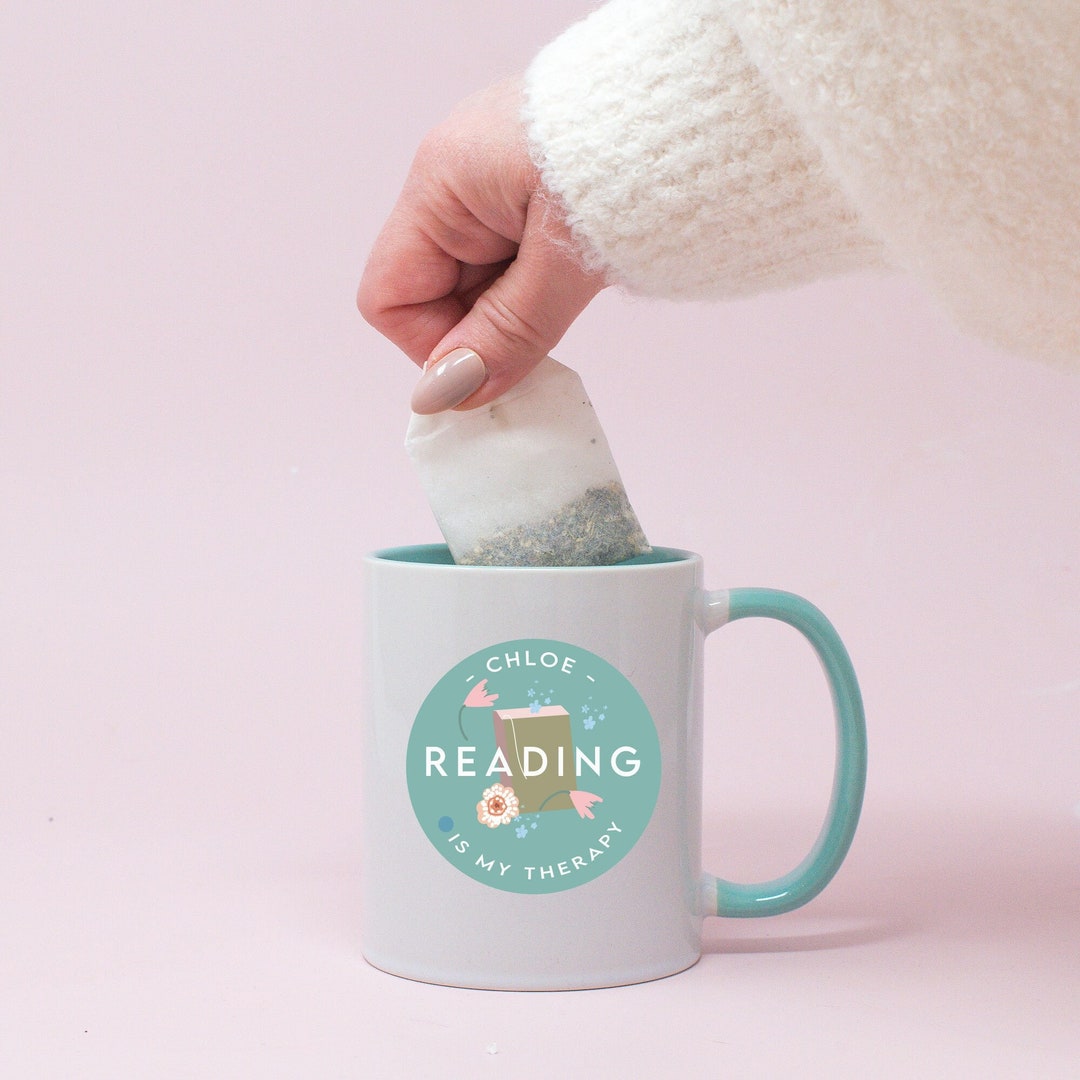 Personalised Reading Mug, Book Gift, Reading Gifts, Literature Gift ...