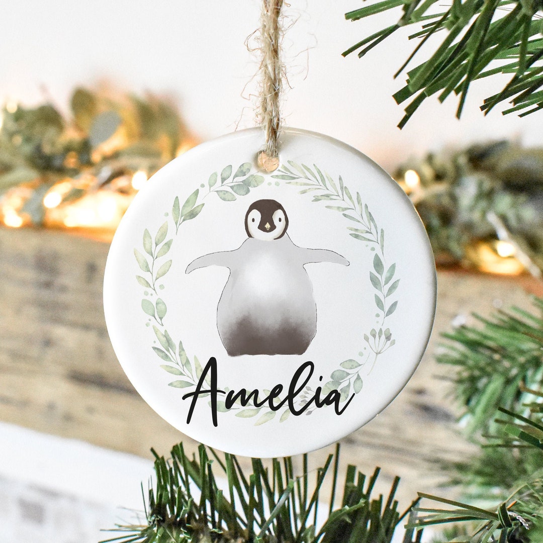 Personalised Baby Bauble, Baby 1st Christmas Ornament, Custom Child ...