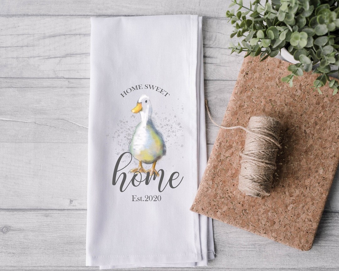 Personalised Duck Tea Towel Duck Gift Wedding Gift Duck - Etsy.de