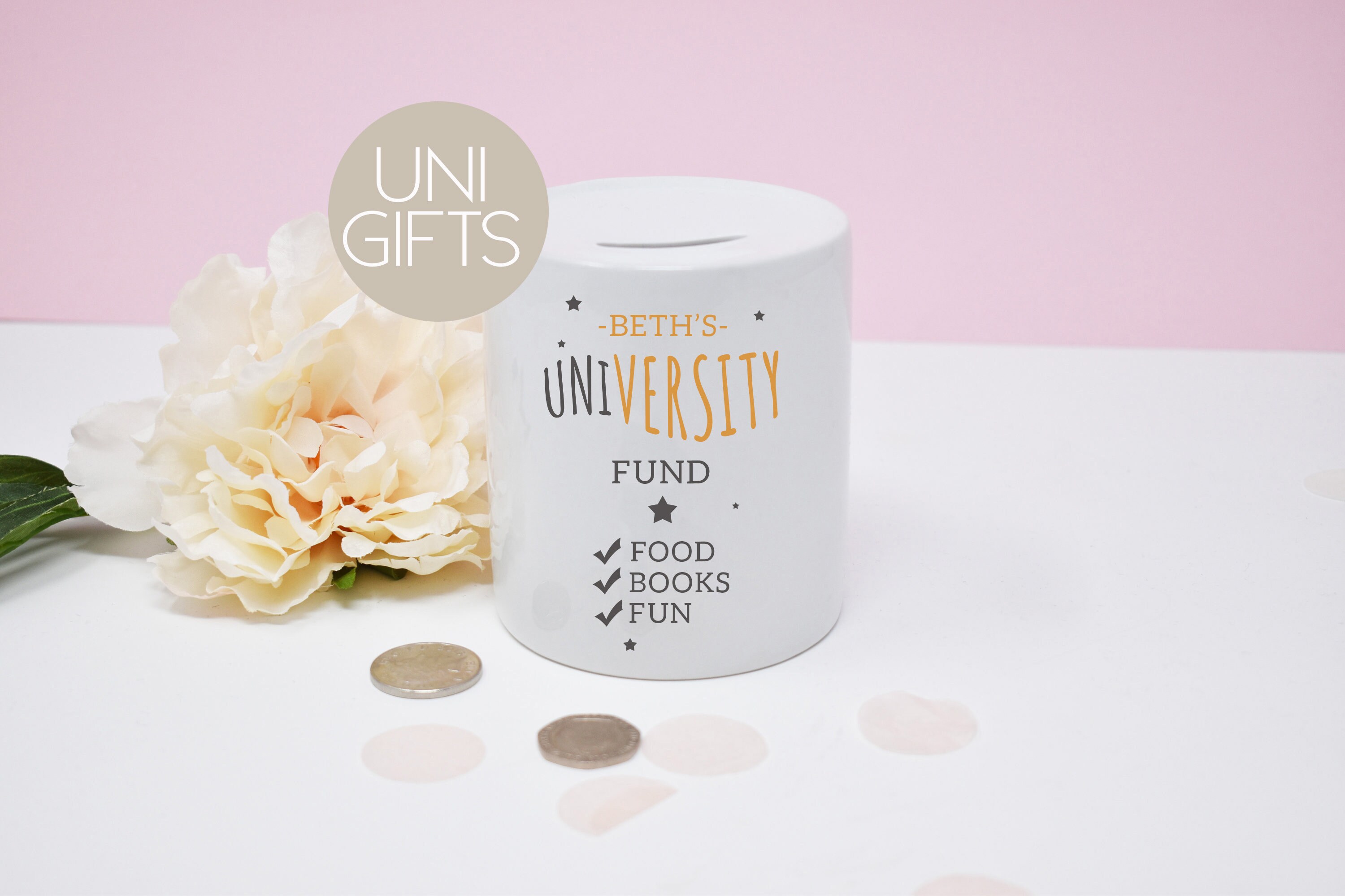 Personalised Uni Gift Money Box University Gift University - Etsy UK