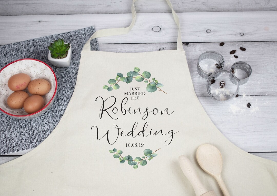 Personalised Wedding Apron Bride Wedding Apron Rustic - Etsy