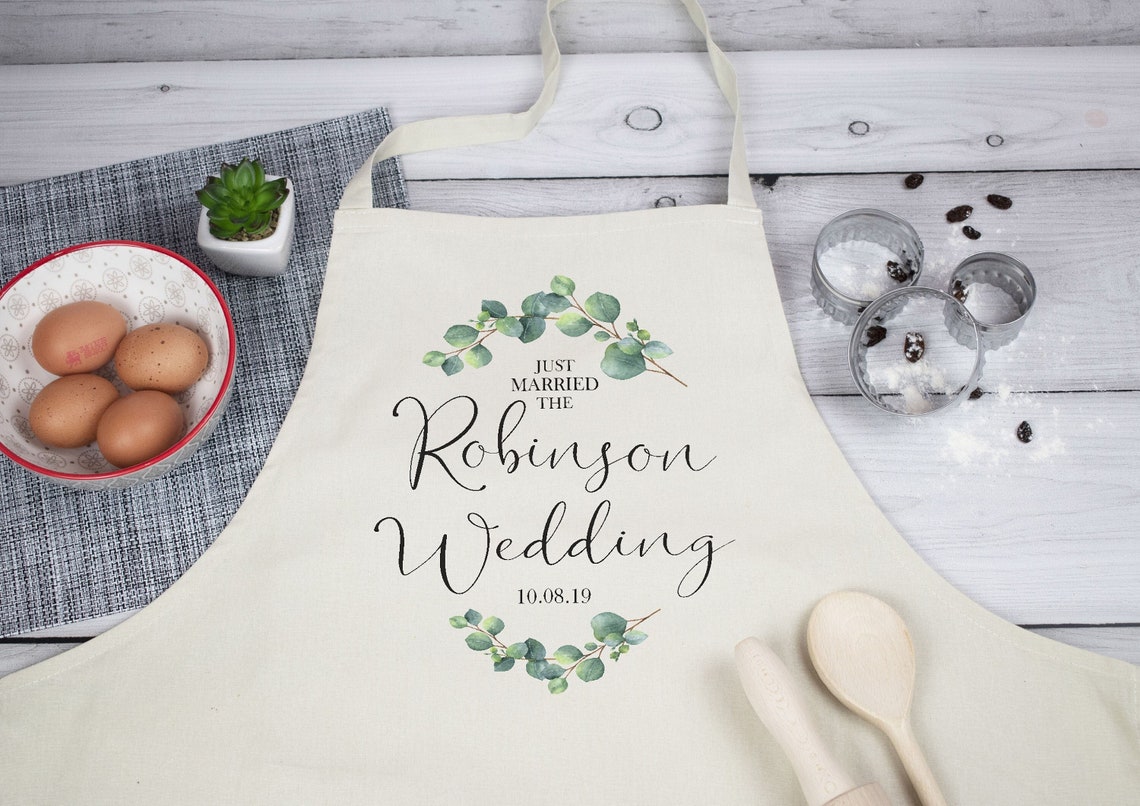 Personalised Wedding Apron Bride Wedding Apron Rustic - Etsy