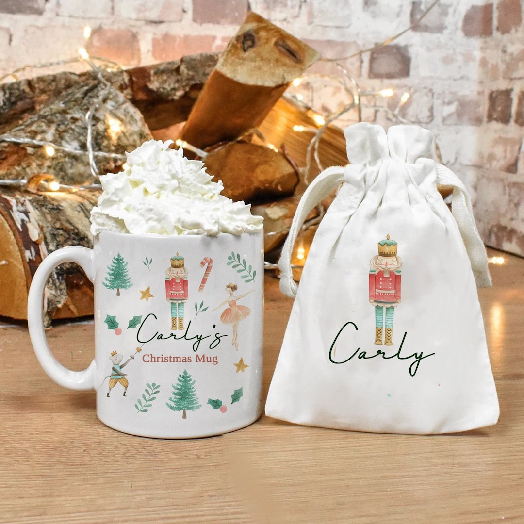 Personalised Hot Chocolate Kit, Name Christmas Mug, Hot Chocolate Gift ...