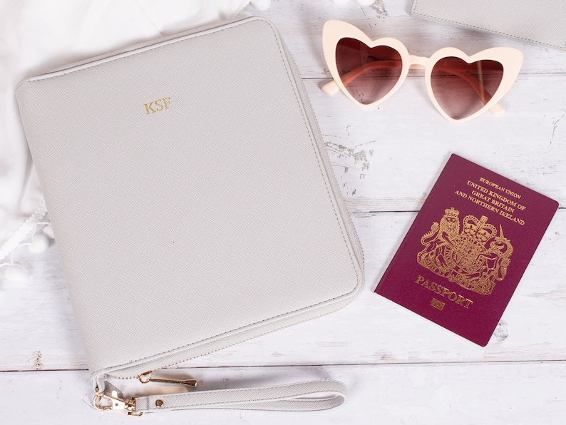Personalised Travel Folder, Personalised Travel Set, Holiday Gift Set ...