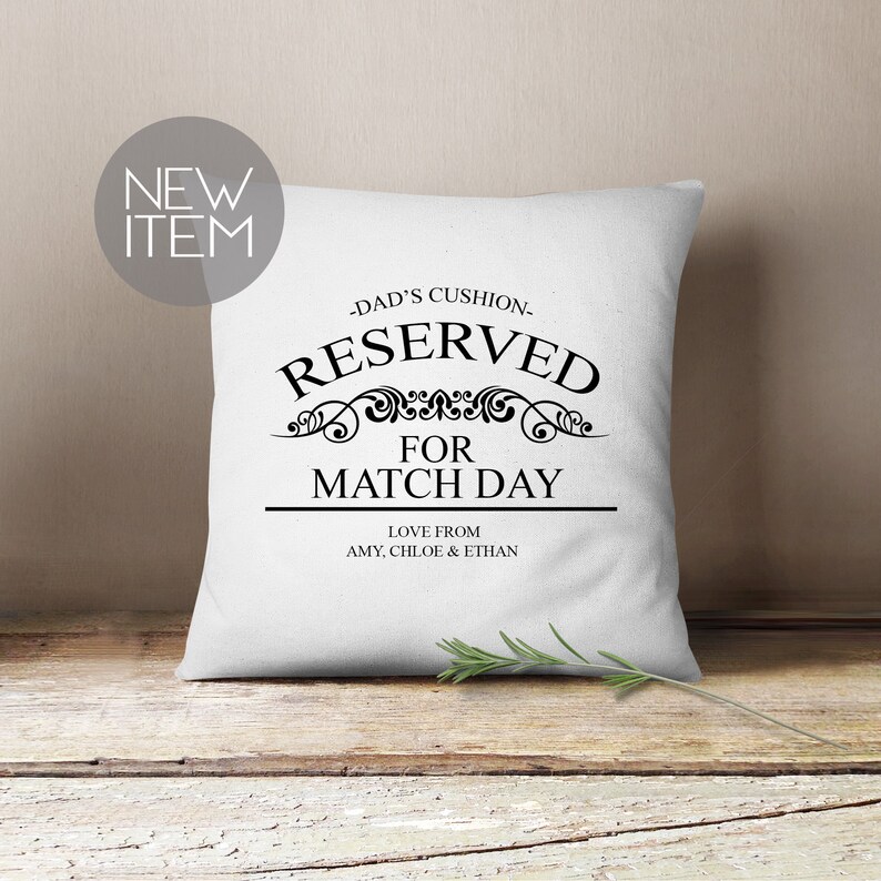 Personalised Dad Cushion Match Day Gift Cushion Christmas | Etsy
