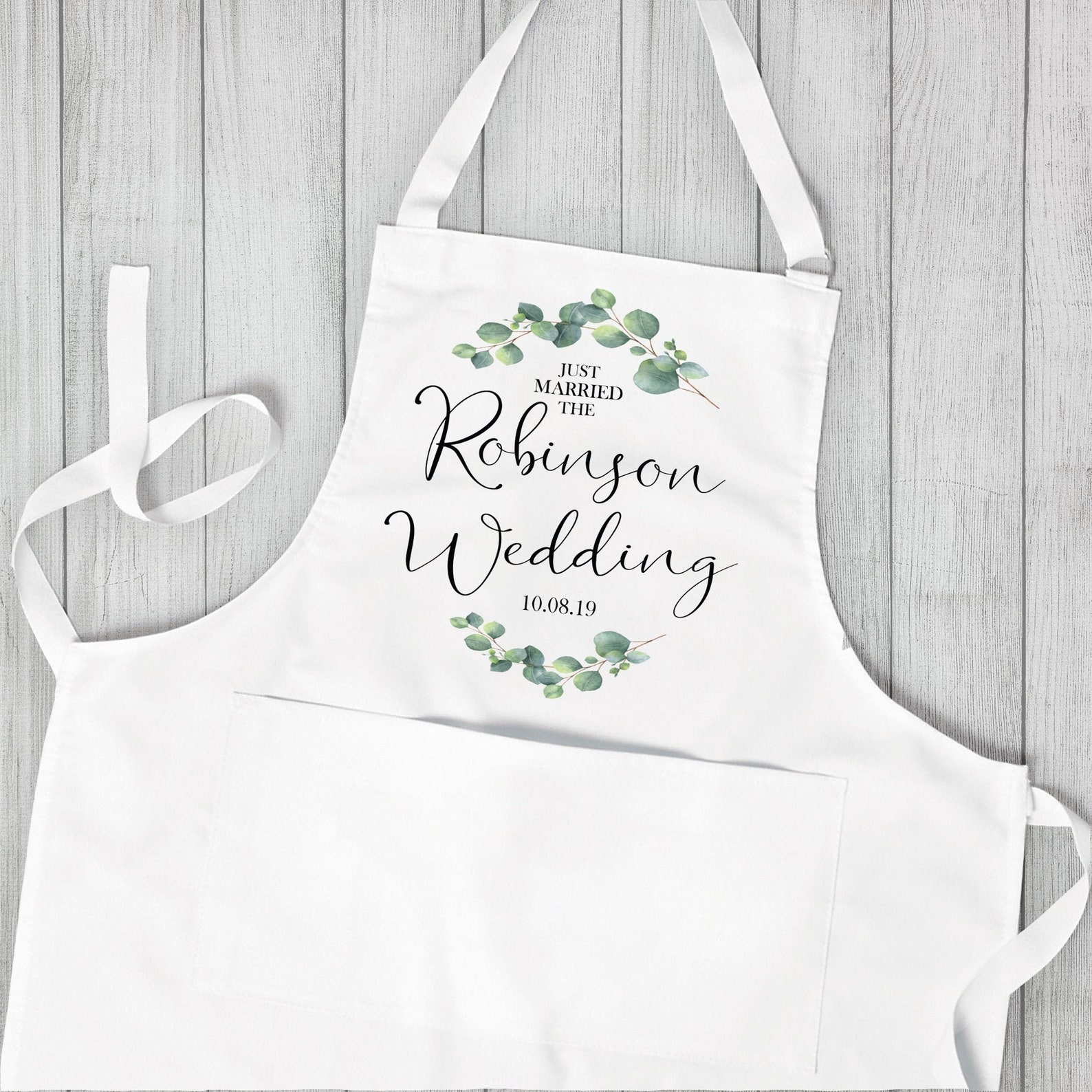 Personalised Wedding Apron Bride Wedding Apron Rustic - Etsy