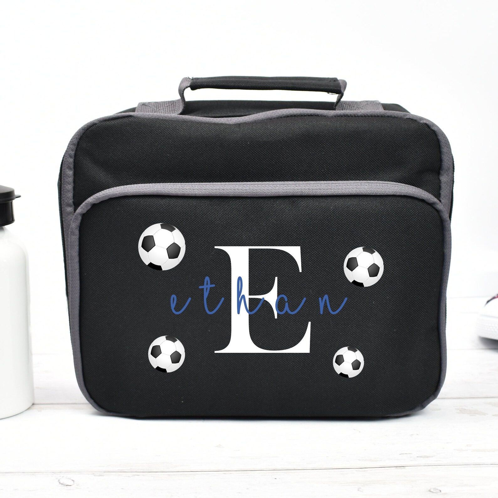 Personalised Football Lunch Bag Football School Lunch Bag - Etsy UK