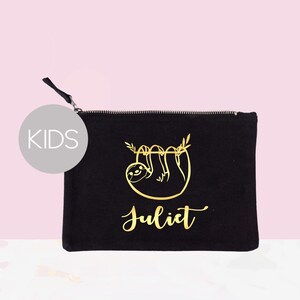 Personalised Sloth Pencil Case Sloth Pencil Case | Etsy