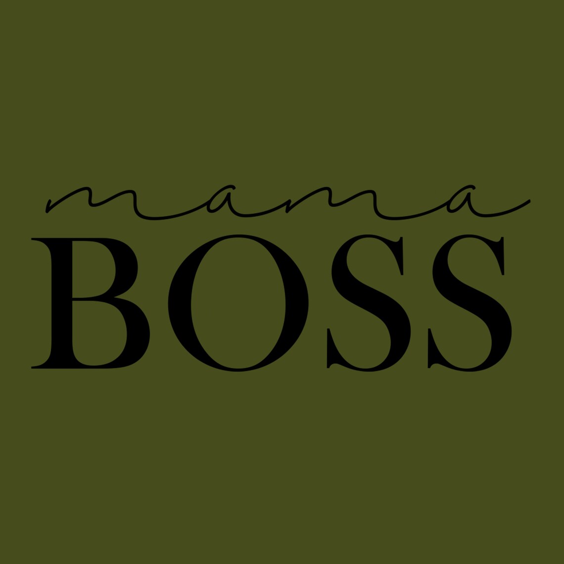 Mama Boss Mini Boss T-shirts Matching Boss Mum Daughter | Etsy