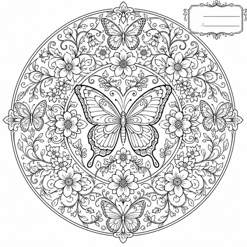 Mandala Coloring Pages for Adults, Stress Relief Bundle (10 PDF PNG ...