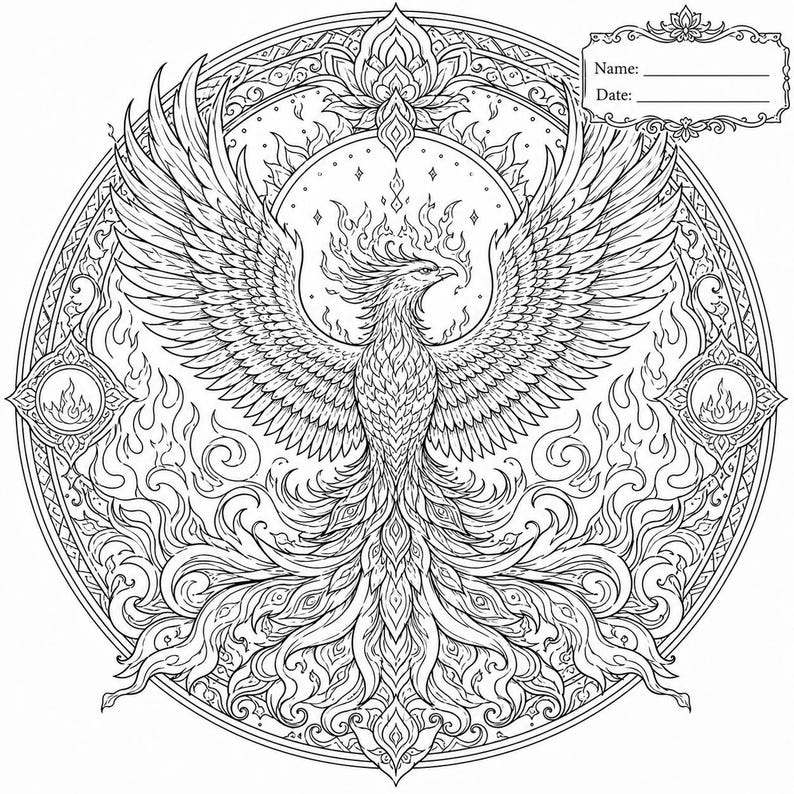 Mandala Coloring Pages for Adults, Stress Relief Bundle (10 PDF PNG ...