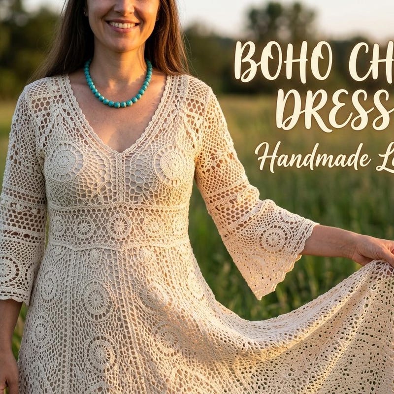 Gypsy Wedding Dress - Etsy UK