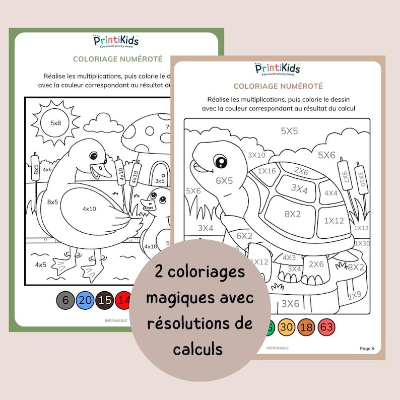 Multiplication Activities for Grades 1 and 2 (PDF) | Pack of 25 Math ...