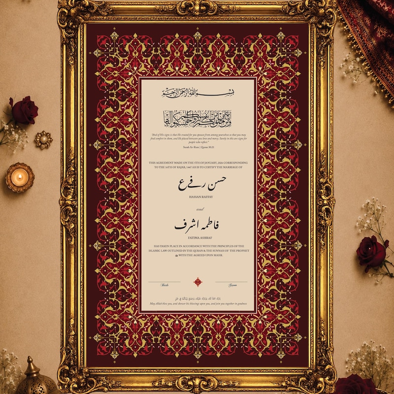 Urdu Certificate - Etsy