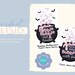Halloween Bubbles Bubble Gum Gift Tag Template Personalize Instant ...