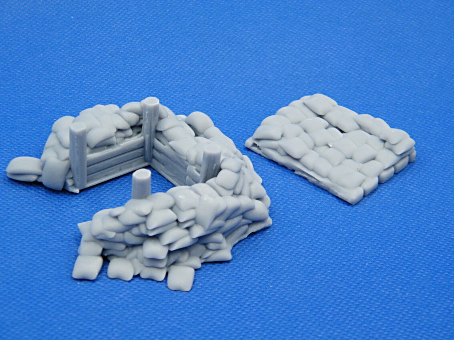1/72 Scale Resin Defensive Sandbags Fighting Position, Bunker for ...