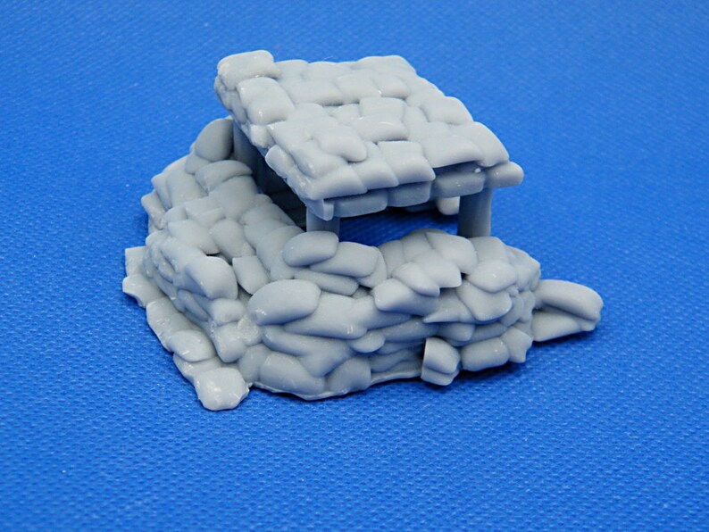 1/72 Scale Resin Defensive Sandbags Fighting Position, Bunker for ...