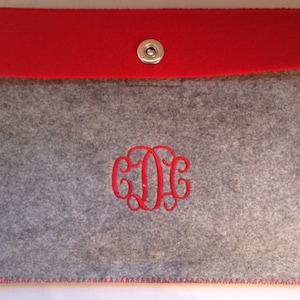 Felt Table Case/monogrammed Tablet Case/i Pad Case/ipad Sleeve - Etsy